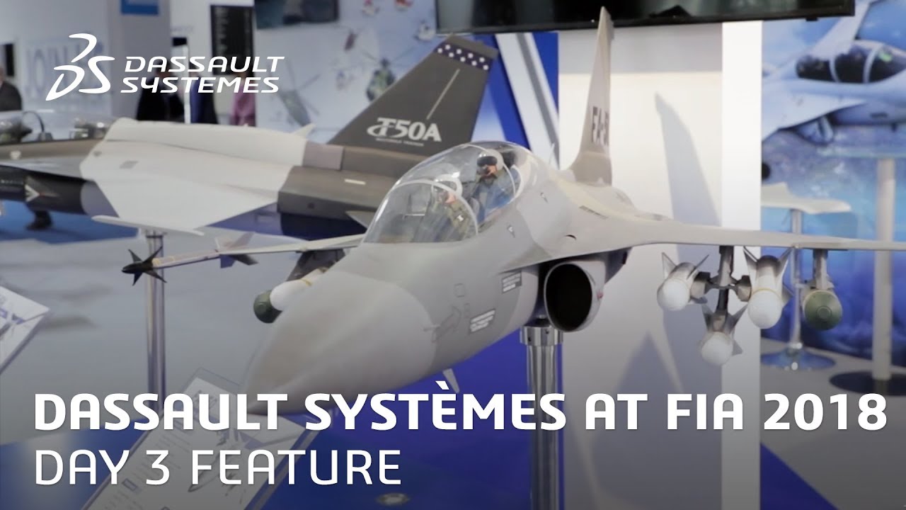 Dassault Systèmes at Farnborough International Air Show - Day 3 - YouTube
