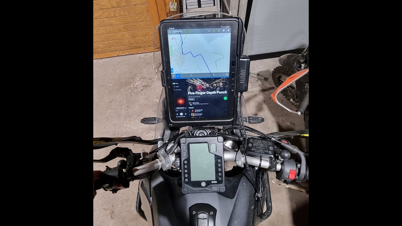 Yamaha Tenere 700 the best DIY Rally Tower / Adventure Tower - YouTube