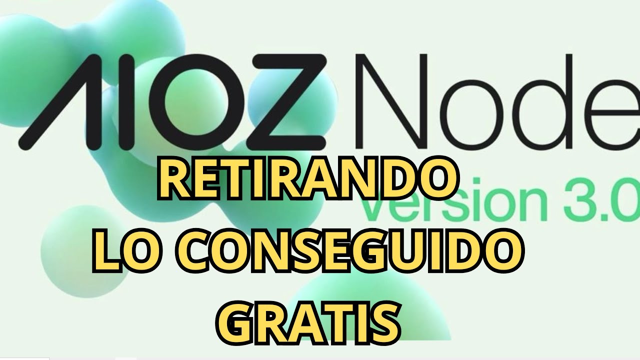 RETIRANDO los TOKENS de AIOZ NODE a METAMASK - YouTube
