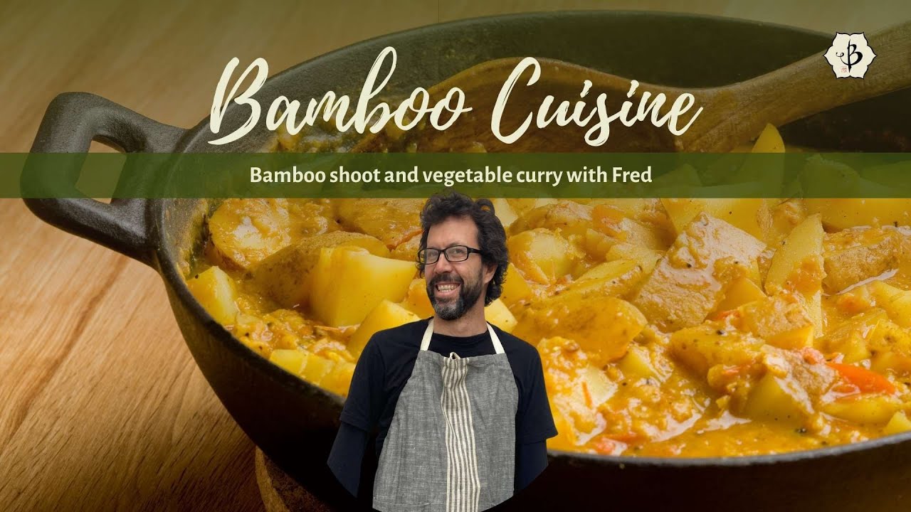 Bamboo Cuisine (vol.2): Panang curry with bamboo shoots and veggies ...