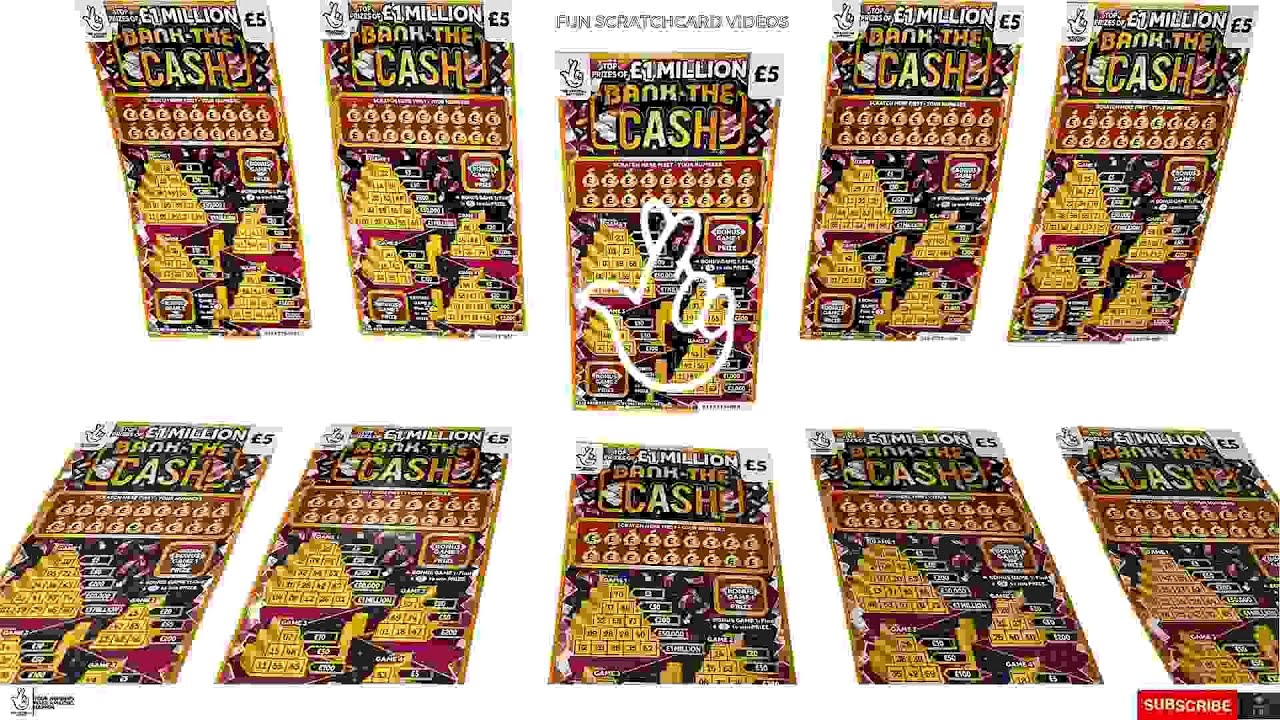 🔥 Here it is! This week's scratchcard video - 10x ‘ Bank The Cash ...