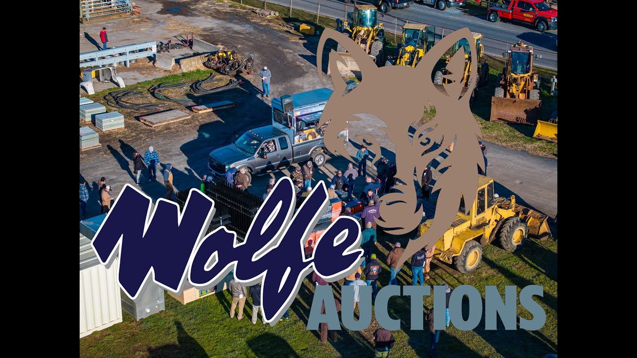 12/15/23 Wolfe Industrial Auction at The Frederick Fairgrounds - YouTube