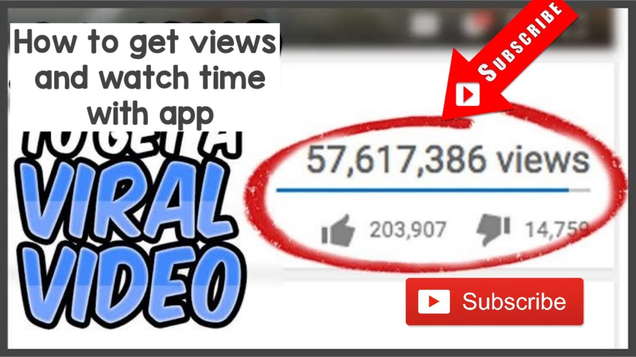 How To get unlimited views and watch time with app / which app use get ...