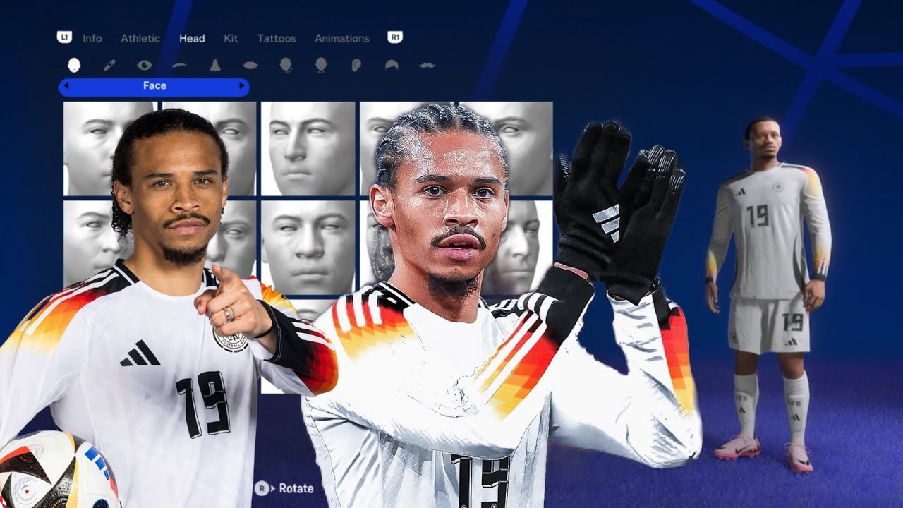 FC 24 | How To Create Leroy sane 🇩🇪 - YouTube