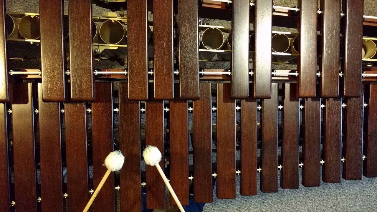 C major warm-up number 3 for xylophone or marimba - YouTube