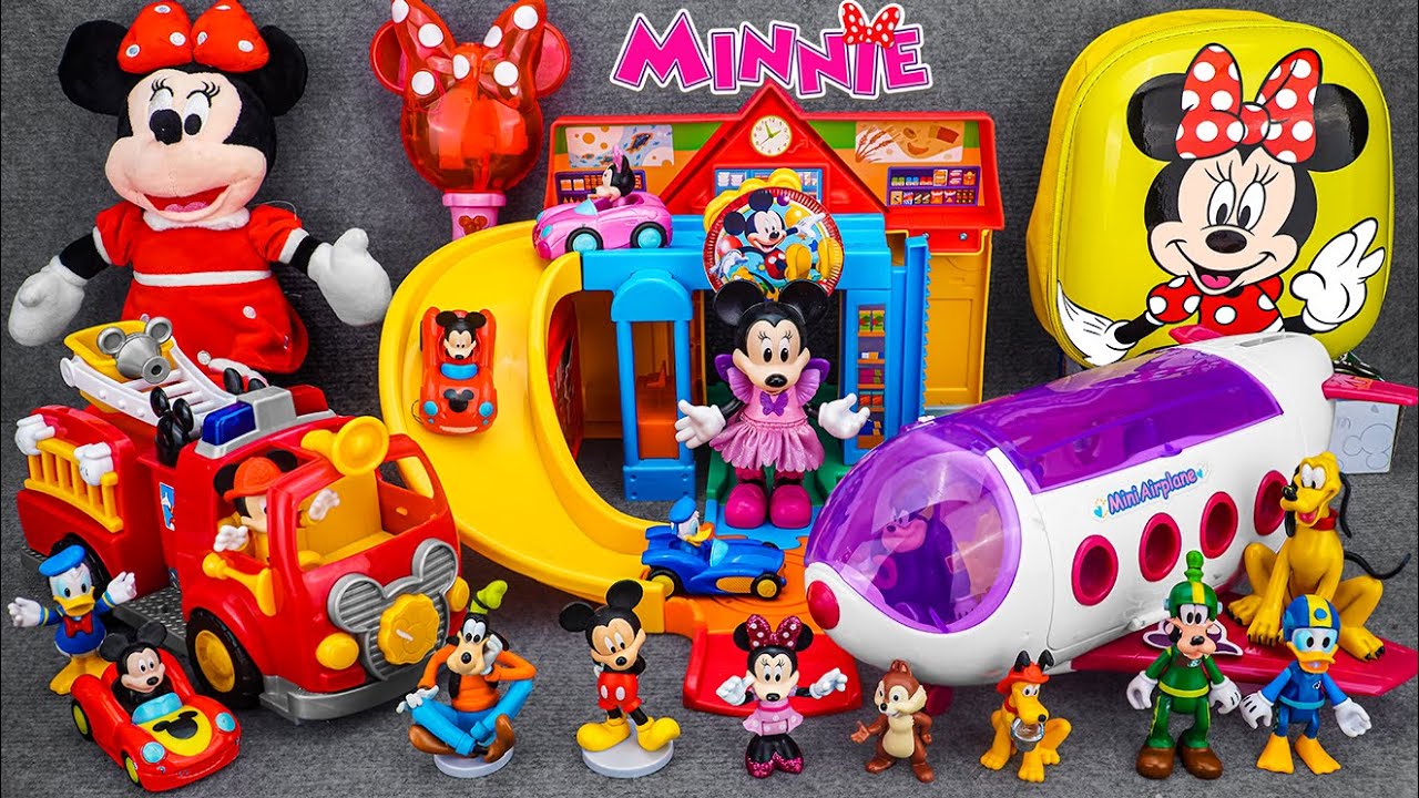 Satisfying with Unboxing Disney Junior Minnie Mouse Bow Liner Jet ...