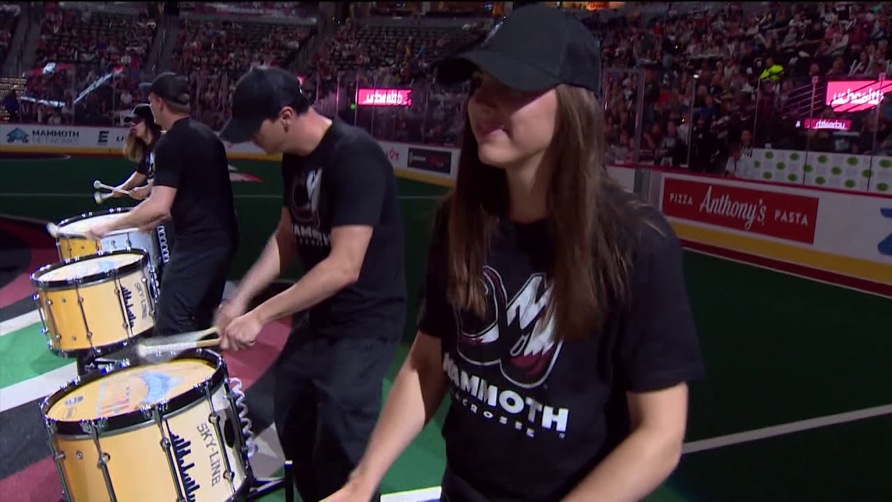 Denver Nuggets' SkyLINE drum for the Colorado Mammoth 5/5 - YouTube