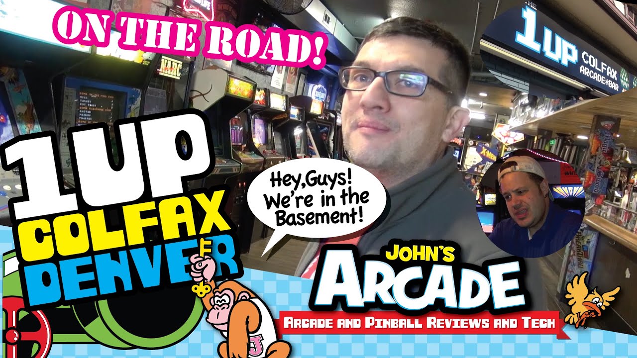 John goes to 1UP COLFAX Bar Arcade in Denver, CO -- All access tour ...