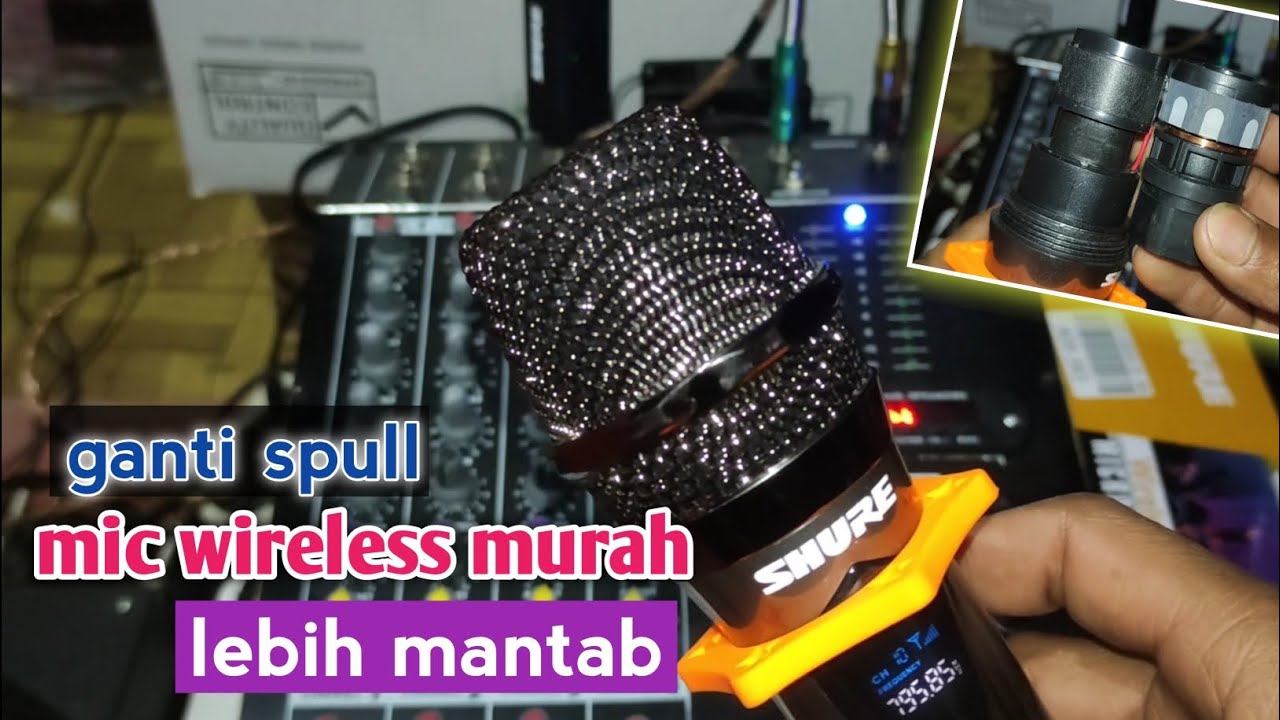 MIC WIRELESS MURAH || GANTI SPUL JADI SERASA MIC MAHAL - YouTube