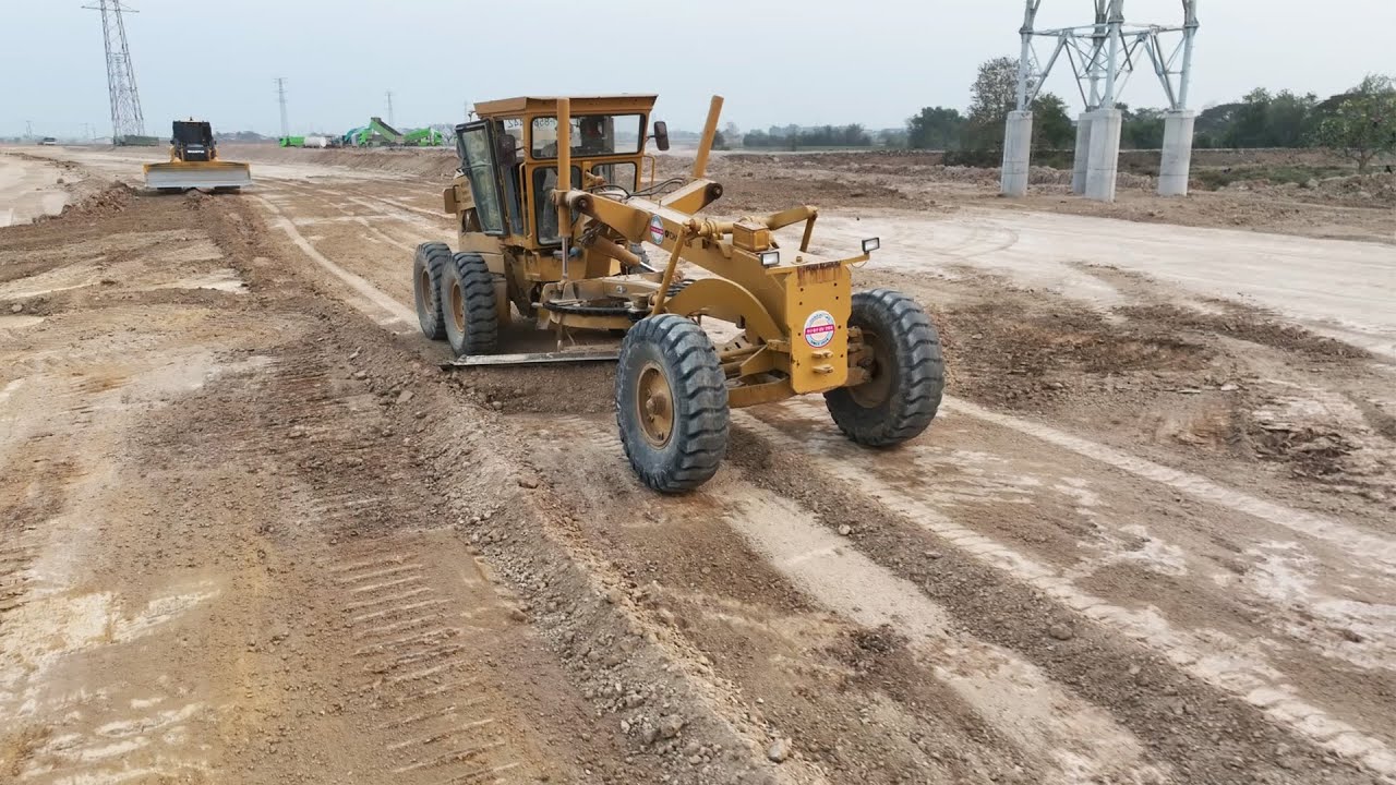 dozer Clearing land to make the road clean - YouTube