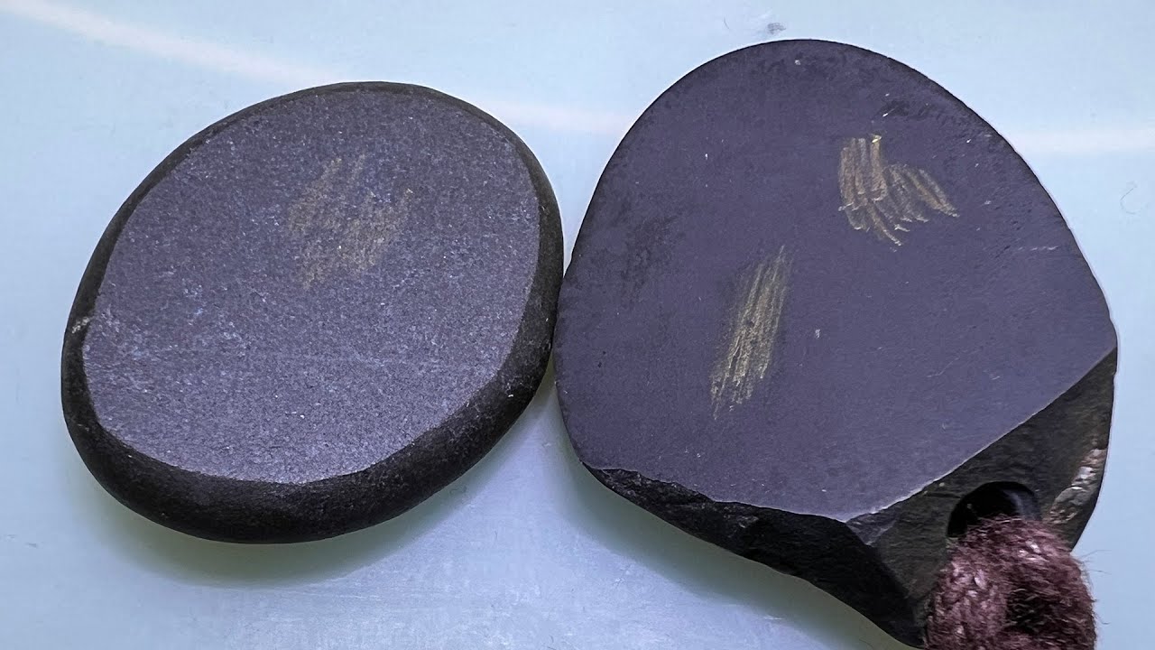 TEST - Gold scratch testing by Basalt and Hematite - YouTube