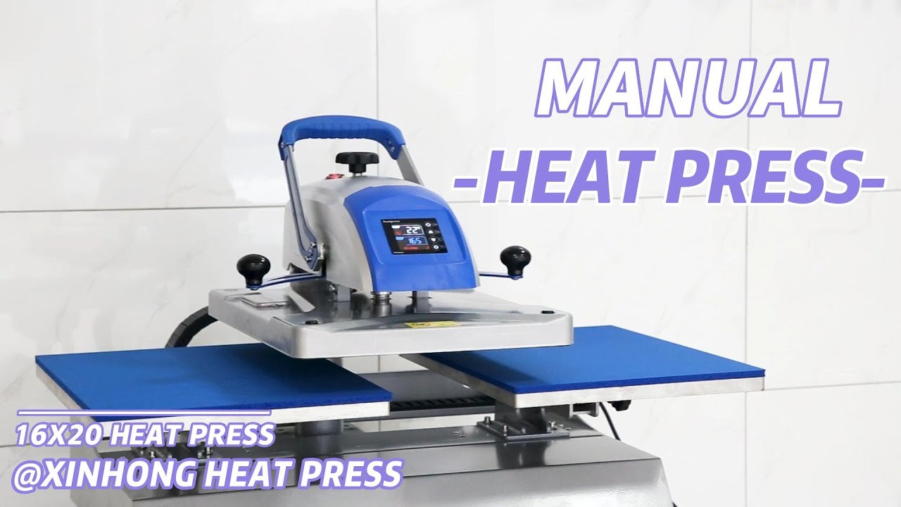 Ultimate DTF Printing Power: 16x20 Dual Station Manual Heat Press ...