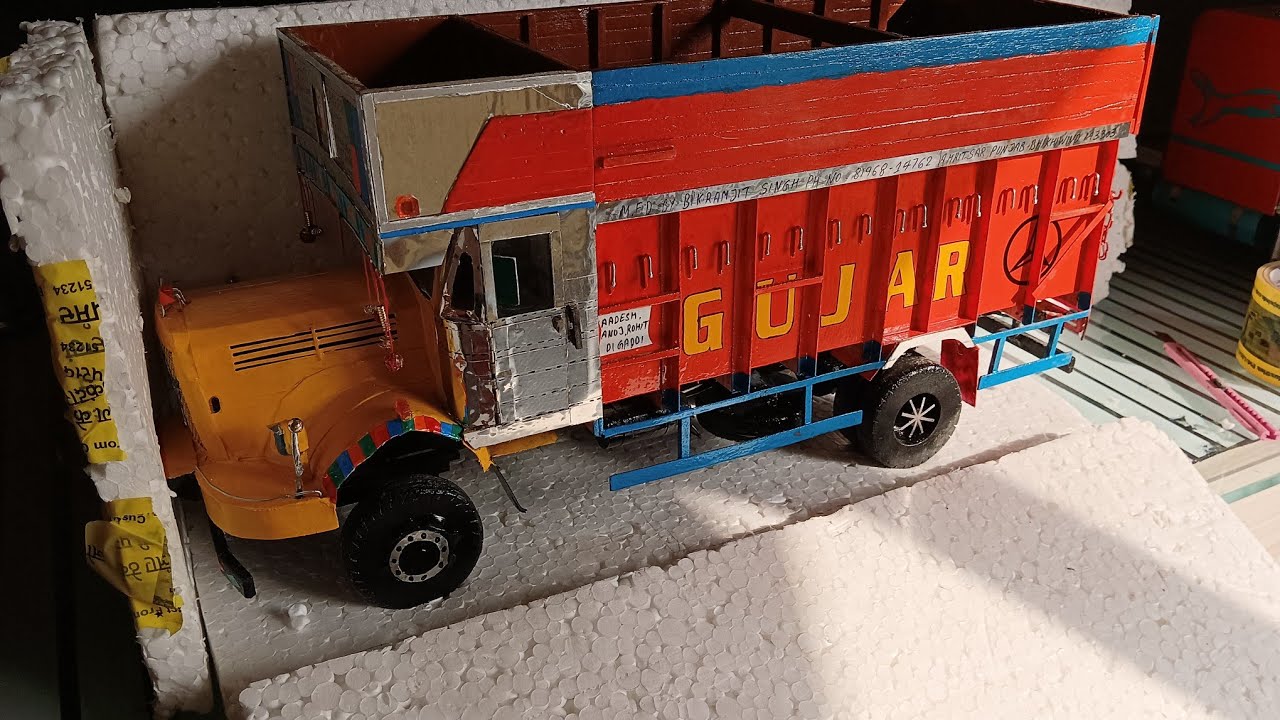 TATA D MODEL MINI TRUCK 🚛 GADDI KI PACKING KI 🛠️ TATA 1210 MINIATURE ...