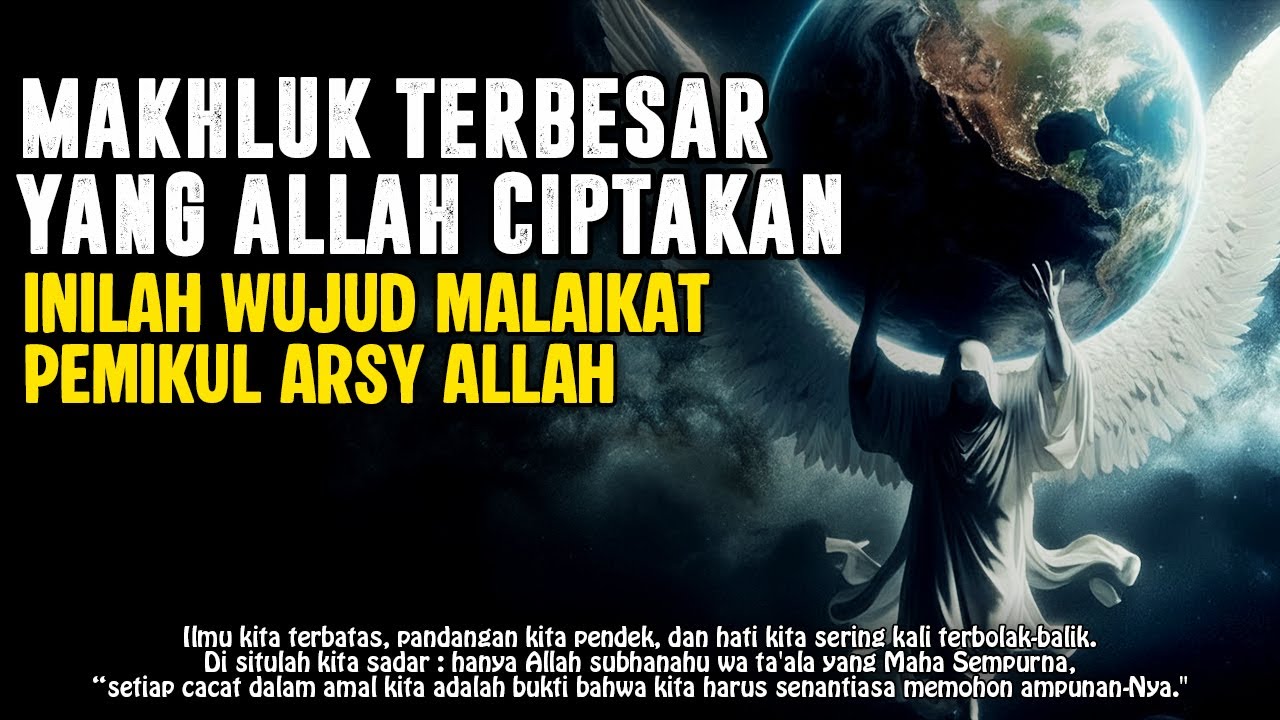 BUKAN JIBRIL ATAU ISRAFIL‼️Ternyata Inilah Malaikat Terbesar di Alam ...
