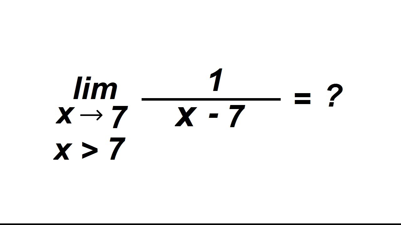 Calcul de la limite en un point - YouTube