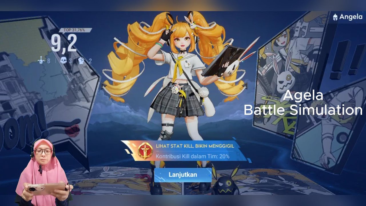 Honor of Kings Episode 109 Angela Battle Simulation 👍🤩 - YouTube