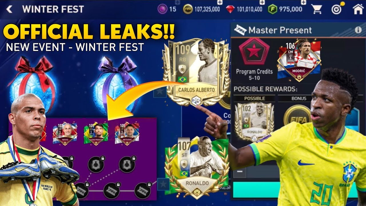 107 OVR RONALDO!! NEW EVENT WINTER FEST OFFICIAL LEAKS FIFA MOBILE 22 ...