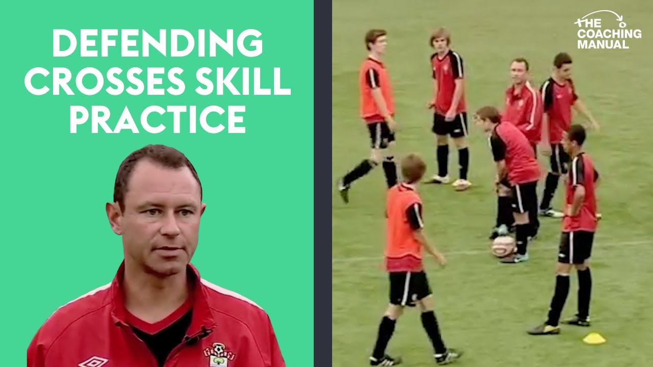 Defending Crosses Skill Practice ⚽️ - YouTube