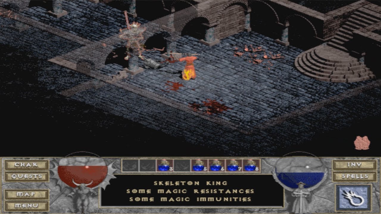 Diablo - The Curse of King Leoric (The Skeleton King) - YouTube