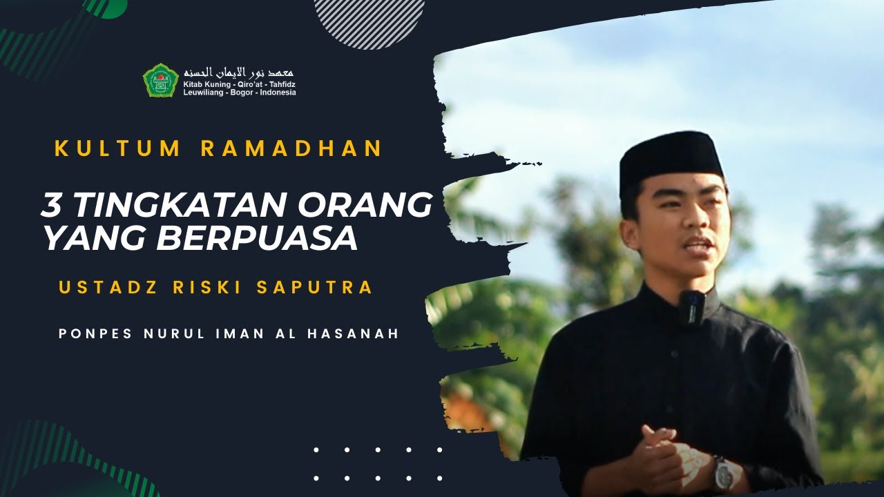 KULTUM RAMADAN ll Ustadz Riski Saputra ll 08 Ramadan 1445 H - YouTube