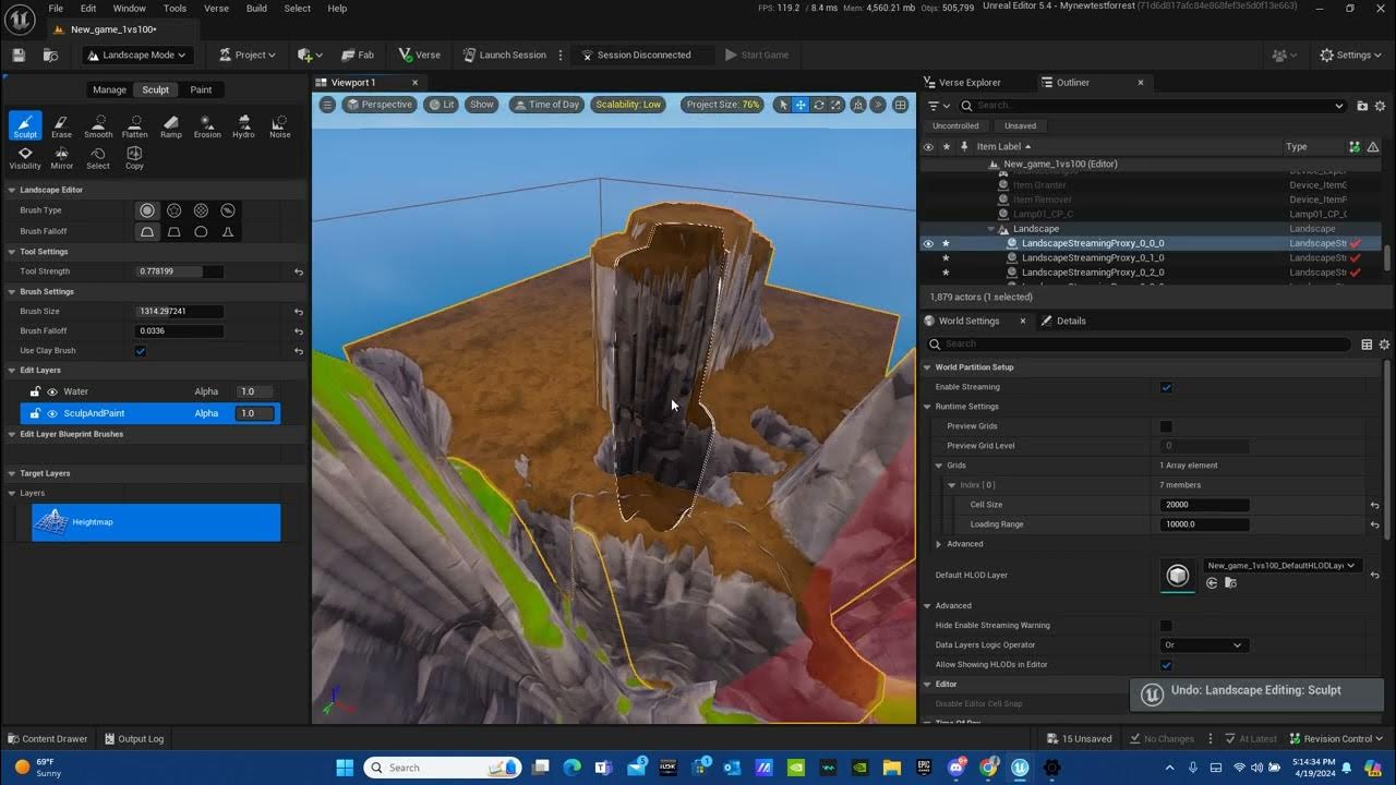 Flickering Error Message (Cannot be selected) "Actor with physical ...