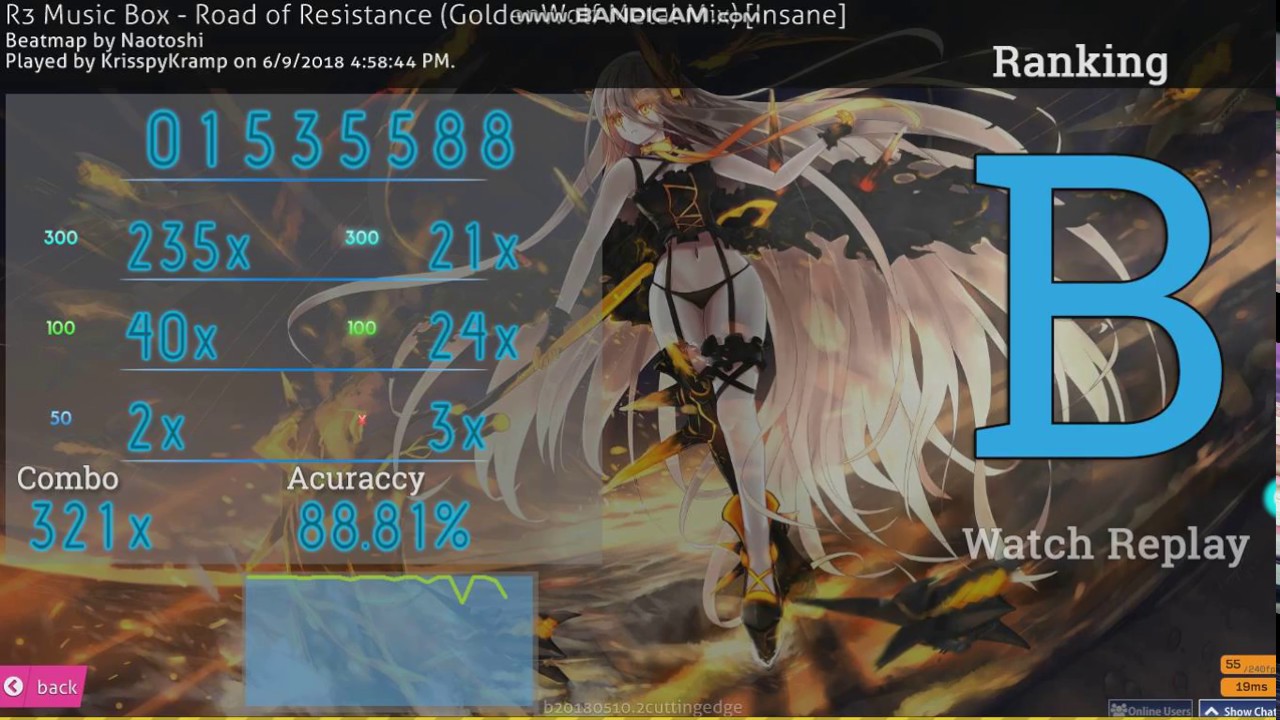 osu! [B ranked stream map 4.39*] R3 Music Bos - Road of Resistance ...