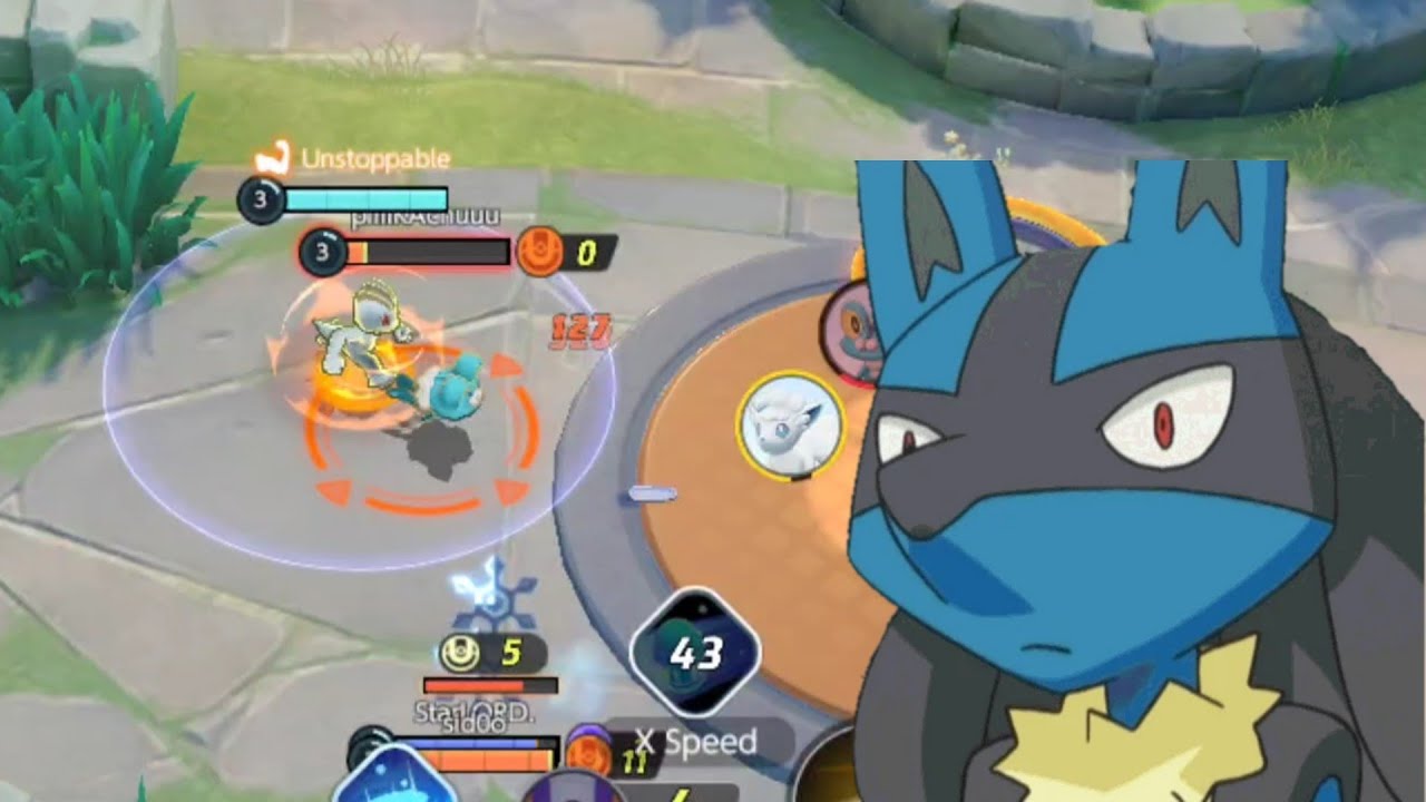 what is he trying to prove🤔🤔||machamp vs greninja||pokemon unite - YouTube