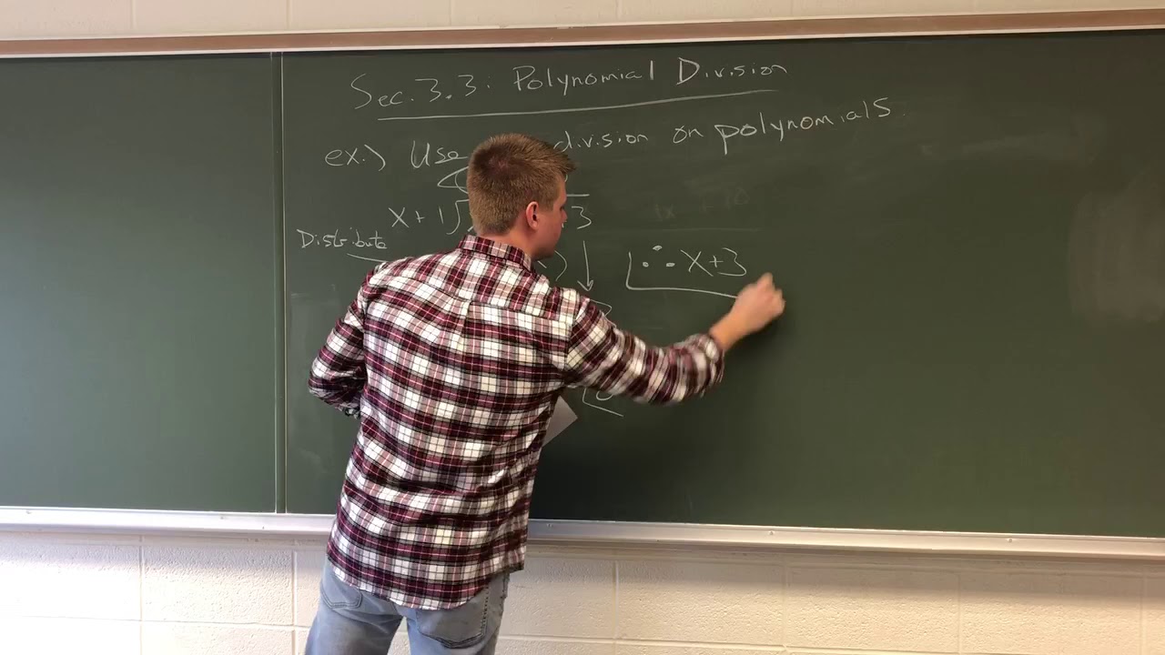 Math 022-Sec. 3.3: Polynomial Division - YouTube