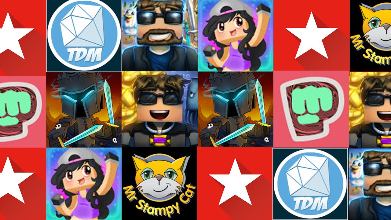 Ssundee,SkyDoesMinecraft,Aphmau,DanTDM,PopularMMOs,Stampylonghead ...