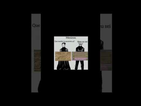 vô fala nada kkkkk#jujutsukaisen#escola#letra#meme - YouTube