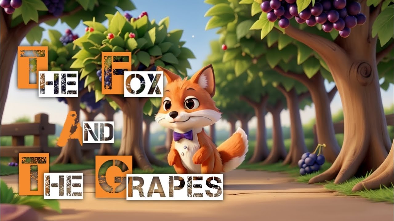 The Fox And The Grapes | Fox And Grapes Story In English ...