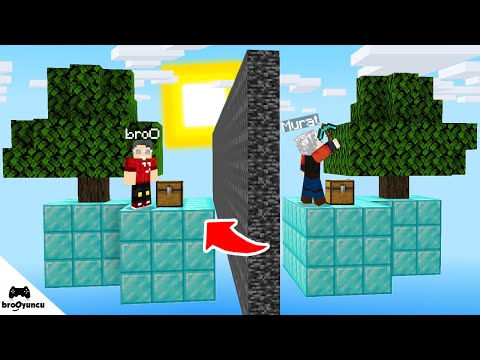 SKYBLOKTA KOPYALAMA ÇUBUĞUYLA TROLLEDİM !! - Minecraft