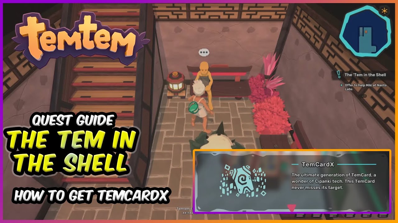 The 'Tem in the Shell Quest Guide - Temtem Quests (TEMCARDX) - YouTube
