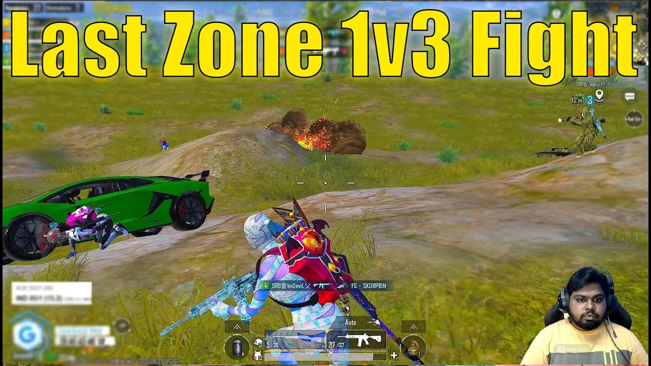 Last Zone 1v3 intense fight 😈 - YouTube