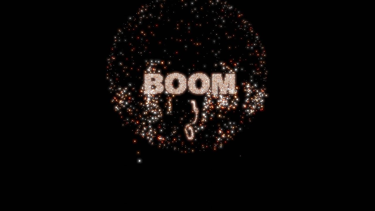 Firework Text FX Blender 2.8x (Quick breakdown with link to file) - YouTube