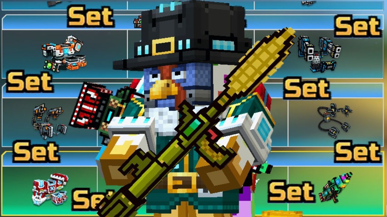 JUGANDO en DIRECTO con TODOS LOS SET de PIXEL GUN 3D - PARTE 2 ...