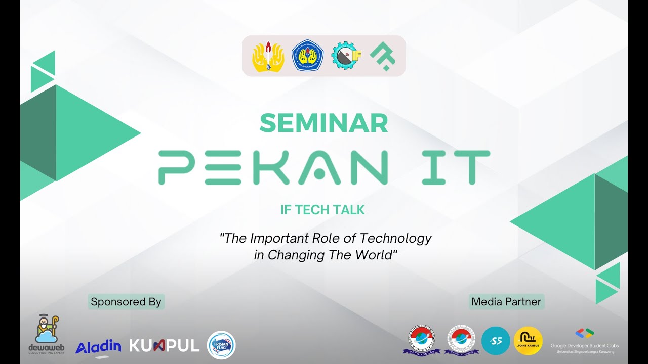 SEMINAR IF TECH TALK : The Important Role of Technology in Changing The ...