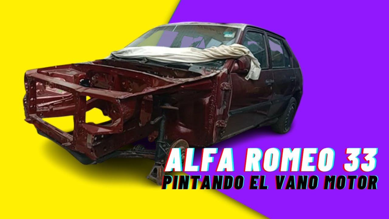 ALFA ROMEO 33 - PINTANDO VANO MOTOR - YouTube