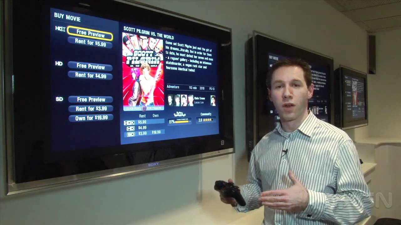 Sony Explains VUDU For PS3 - YouTube