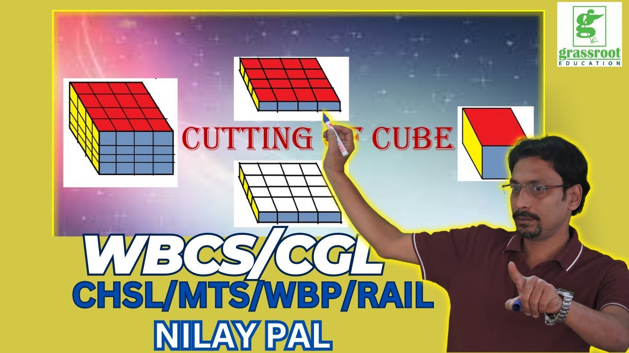 Cutting Cube/Dice:Reasoning by Nilay Pal Sir #wbcs#wbpsc #cgl #chsl # ...