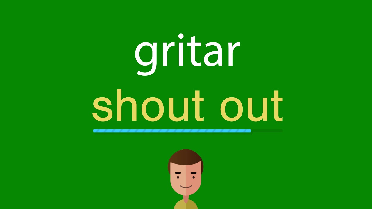 Como dizer gritar em inglês - YouTube