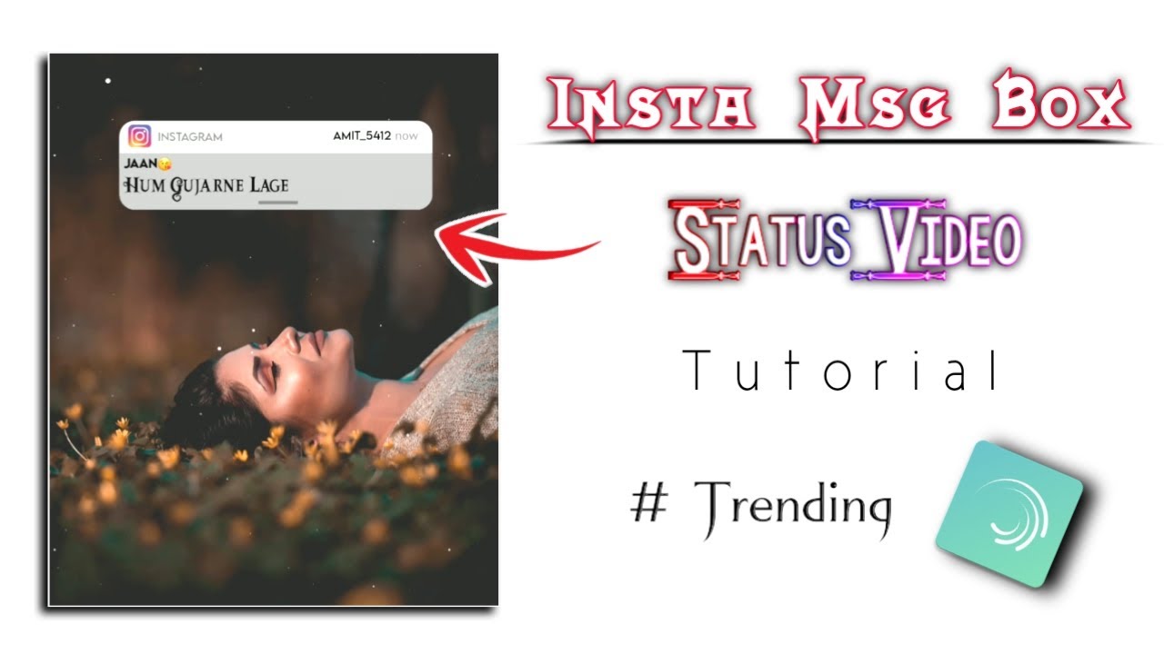 How to make Insta Msg Box status video | status video kaise banaye ...