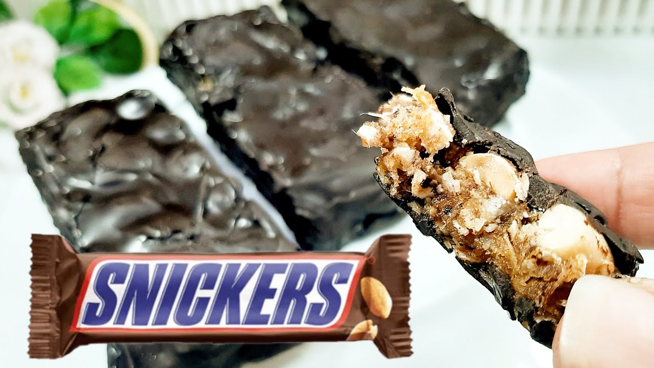 Make Snickers in 5 minutes😋, a diet and healthy snack without sugar ...