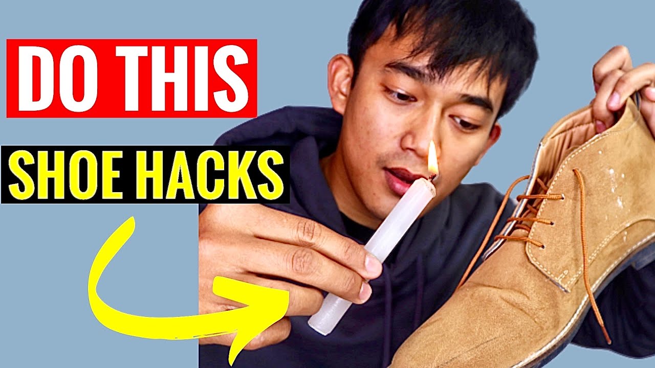 8 Shoe Hacks that can save your Life | White Shoes Cleaning - YouTube