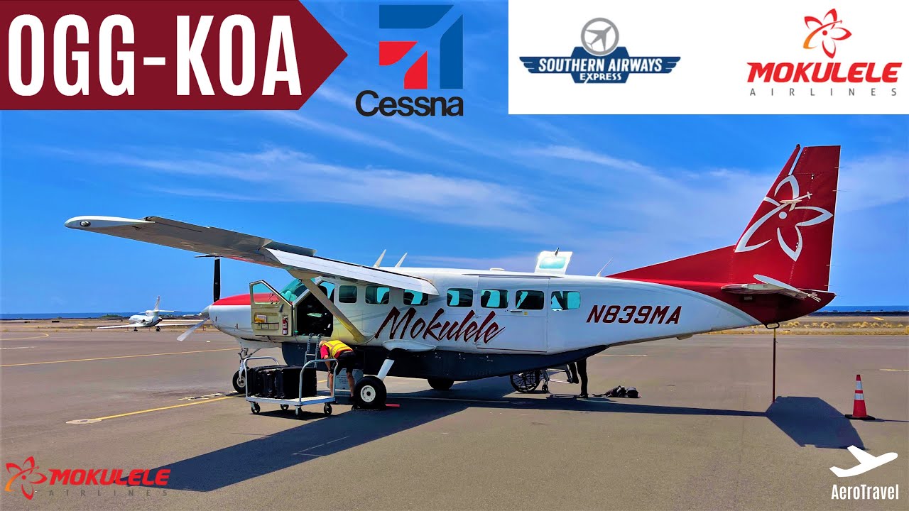 MOKULELE AIRLINES CESSNA 208 TRIPREPORT | KAHULUI - KAILUA-KONA | BEST ...