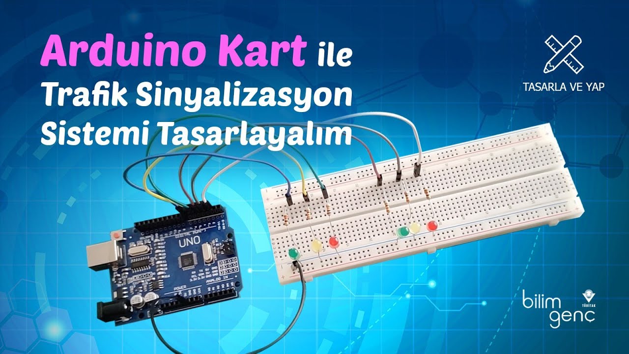 Arduino Kart ile Trafik Sinyalizasyon Sistemi Tasarlayalım - YouTube
