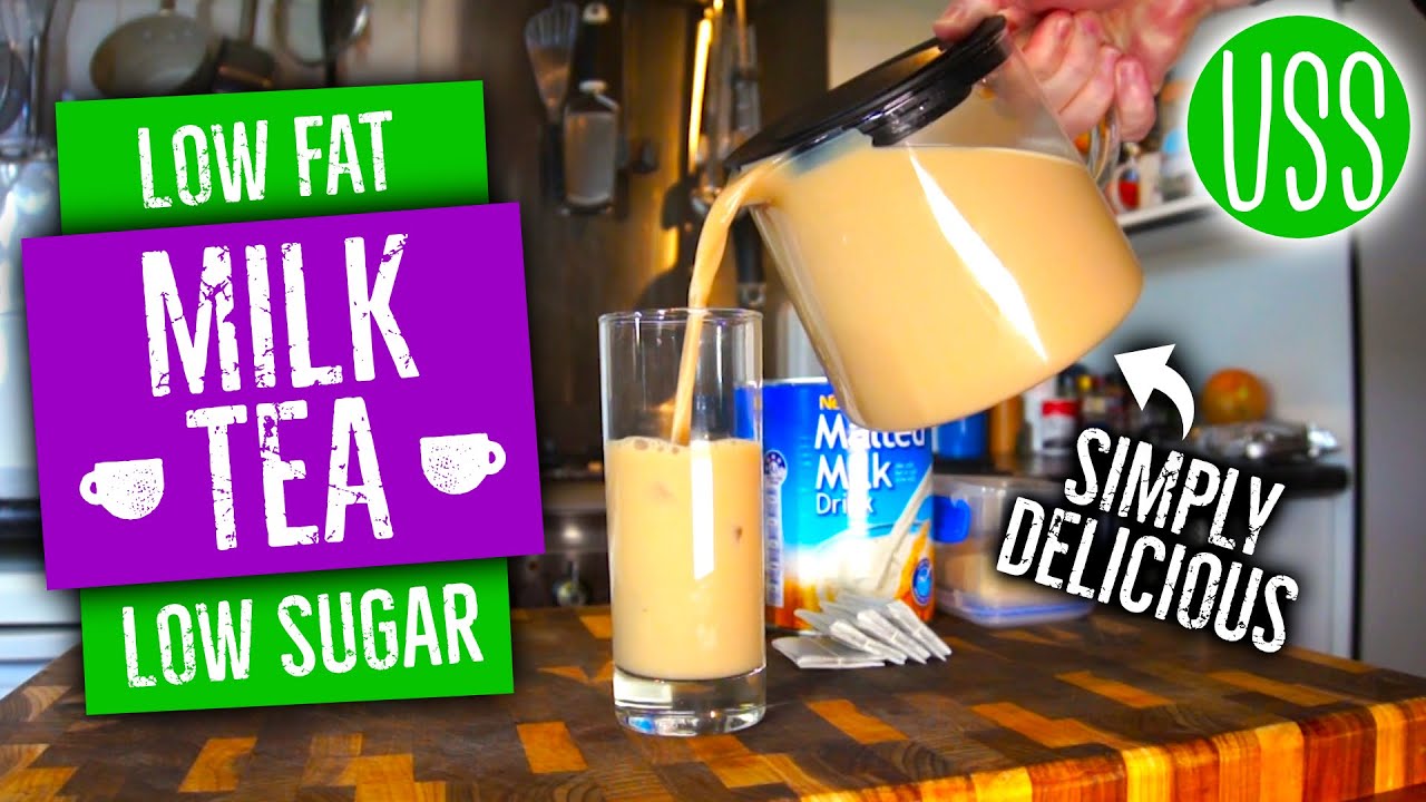 Homemade Low Sugar Milk-Tea - YouTube