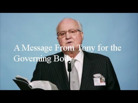 A Message From Tony - YouTube