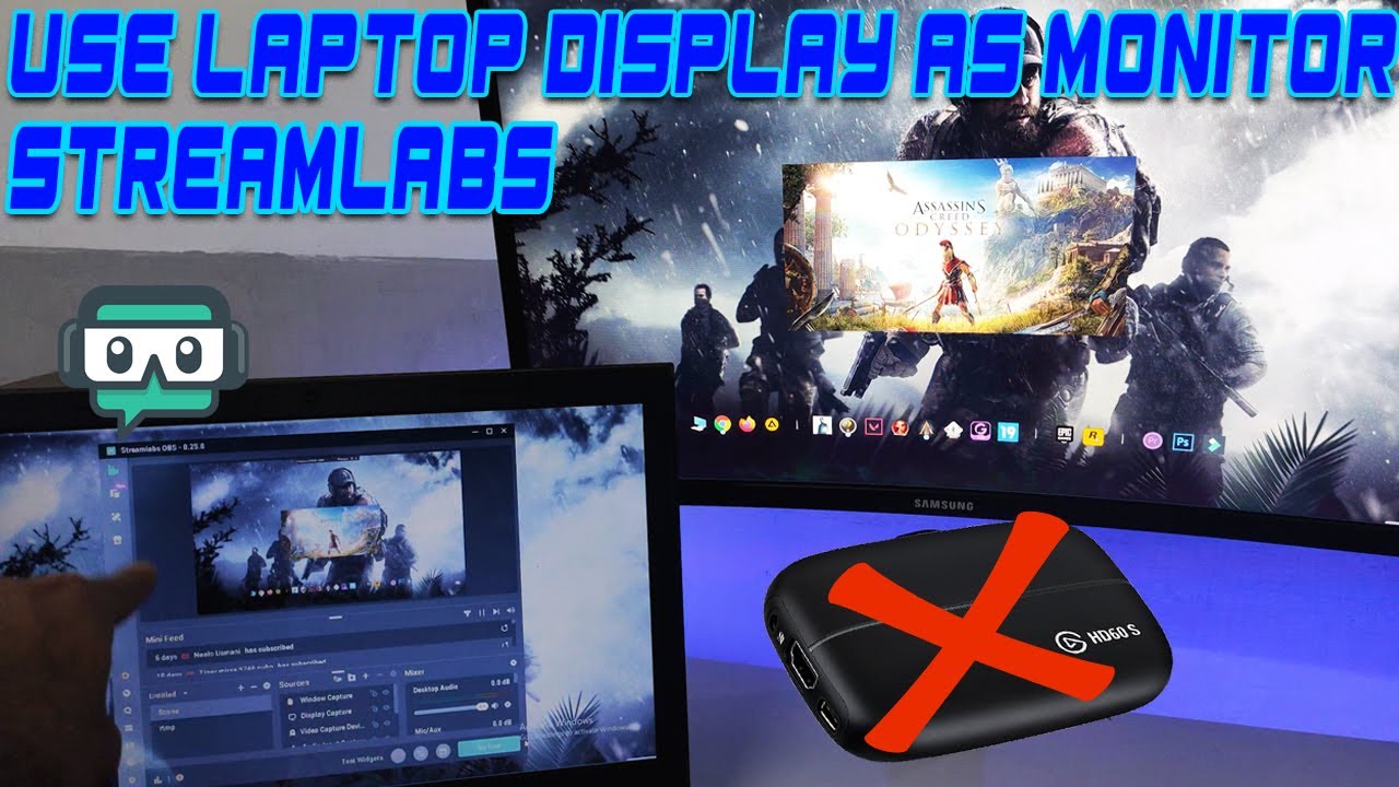 Use Laptop Display As Monitor In StreamLabs | Streaming 2020 | How To ...