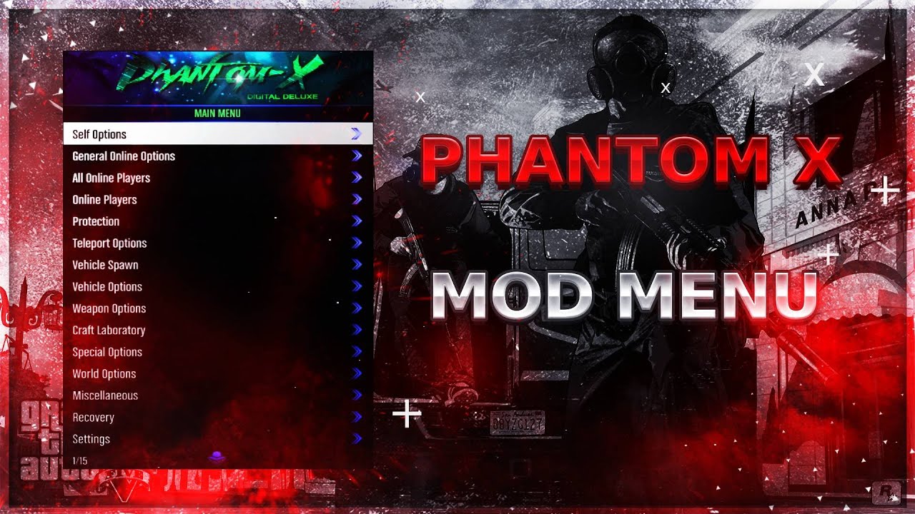GTA V Online 1.53 | Phantom X 6.8.9 | GTA 5 Mod Menu PC | - YouTube